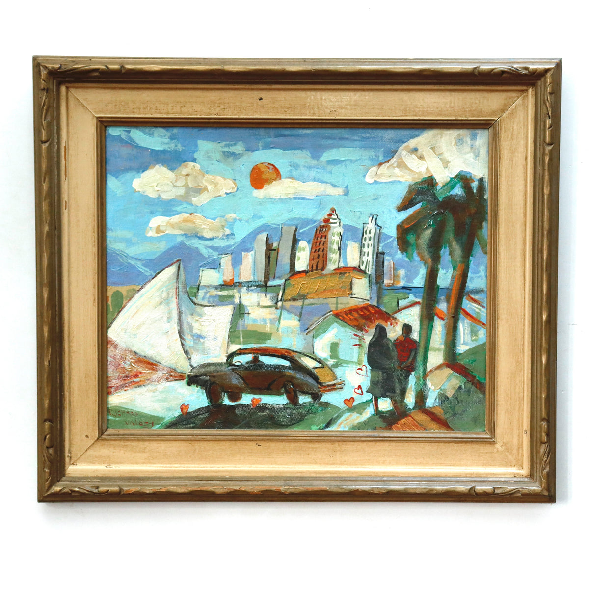 Richard Valdes Romance City of Los Angeles Painting | Work of Man ...